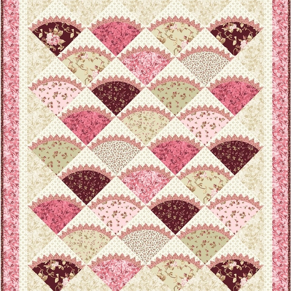 Vintage Fan Quilt - Etsy