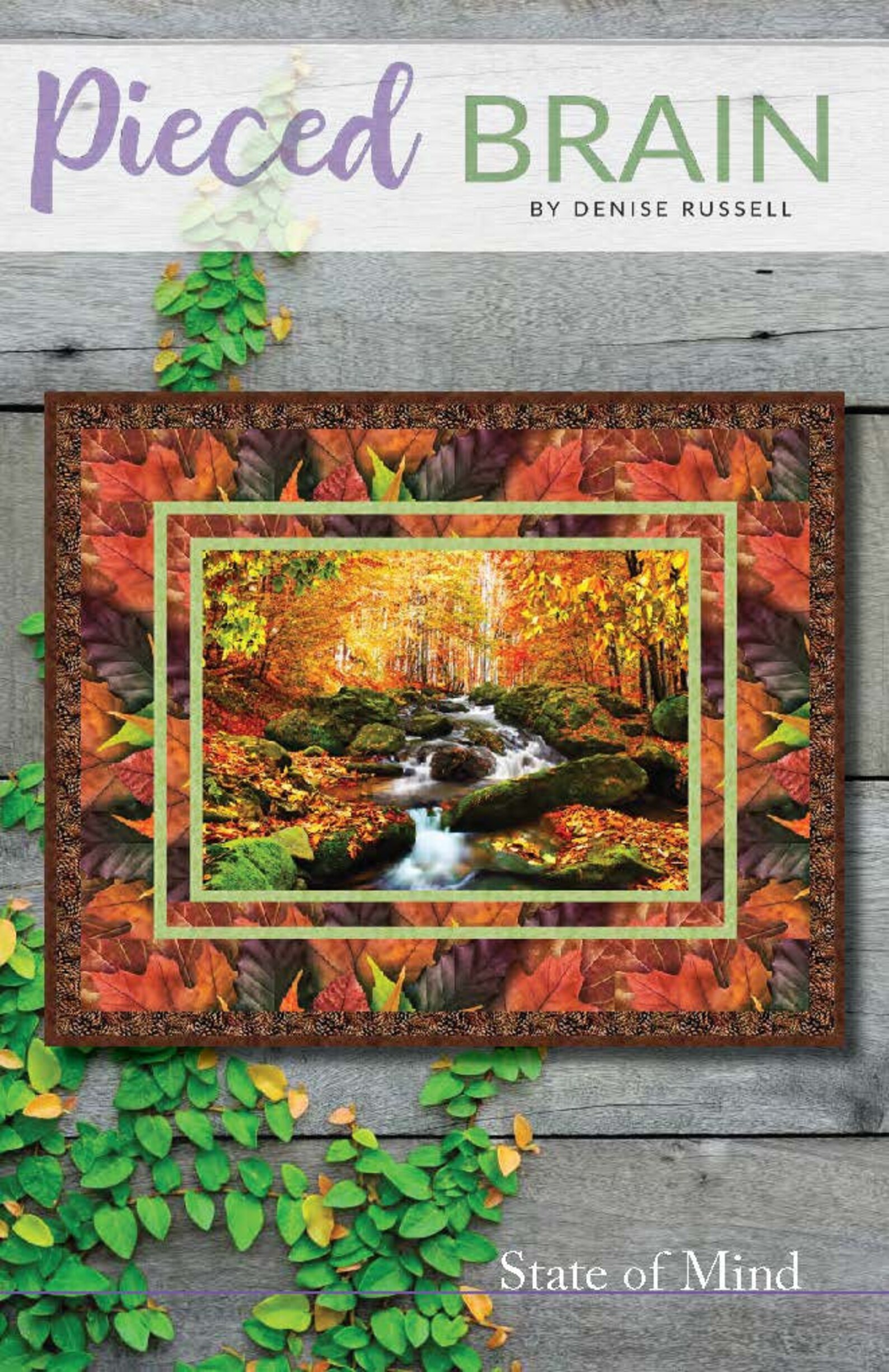 Quilt Pattern for Panel Quilt Easy for Beginners Showing Fall Leaves ...