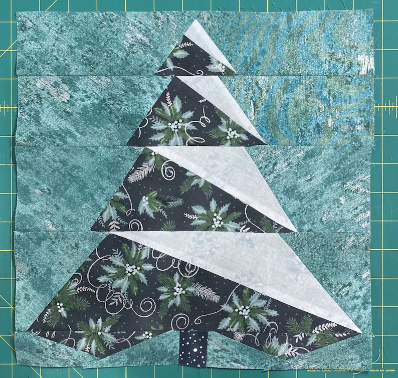 Christmas Quilt Pattern Row by Row Holidays Flights of Whimsy With Red ...