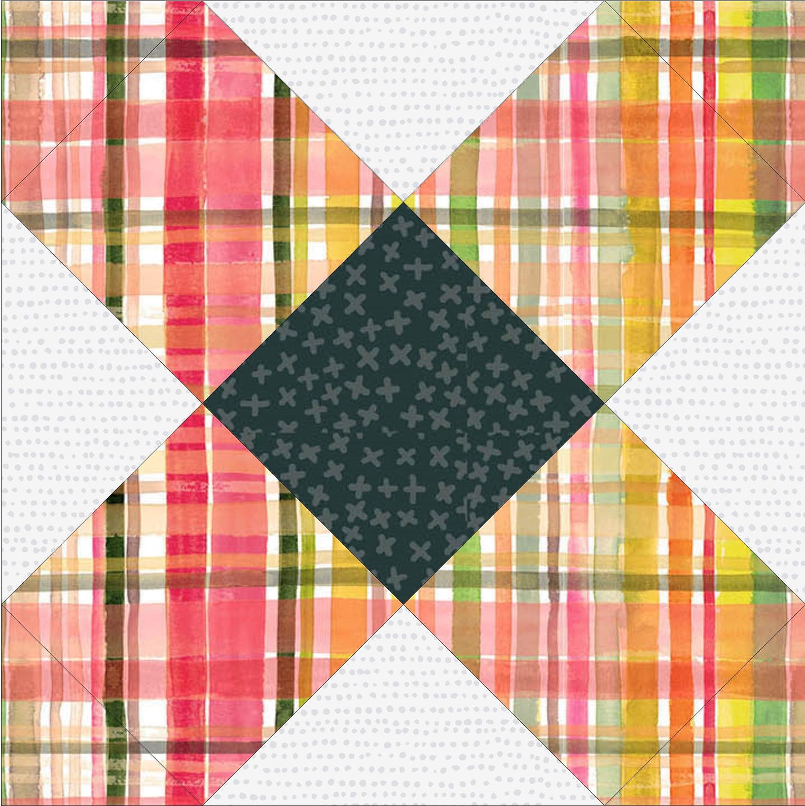 Beginner Quilt Pattern Modern Home Decor for the Holidays or Any Time ...