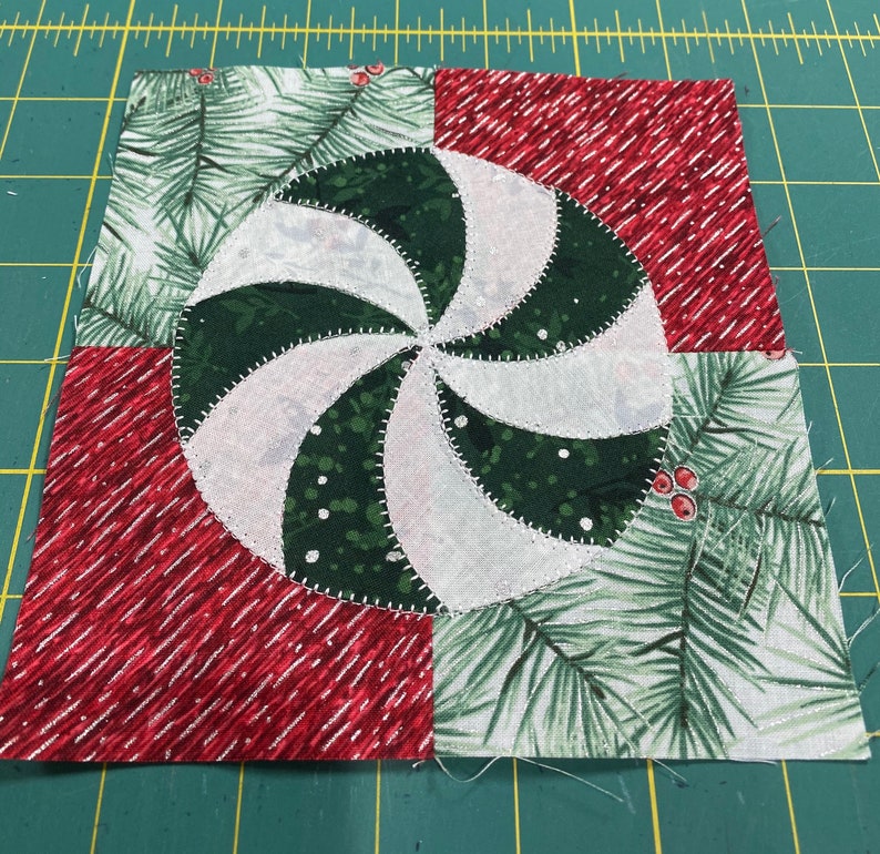 Christmas Quilt Pattern Row by Row Holidays Flights of Whimsy With Red ...