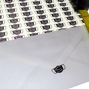 Mini Mask Stickers, Black 2020 Face Mask Sealer Set, Covid Envelope ...