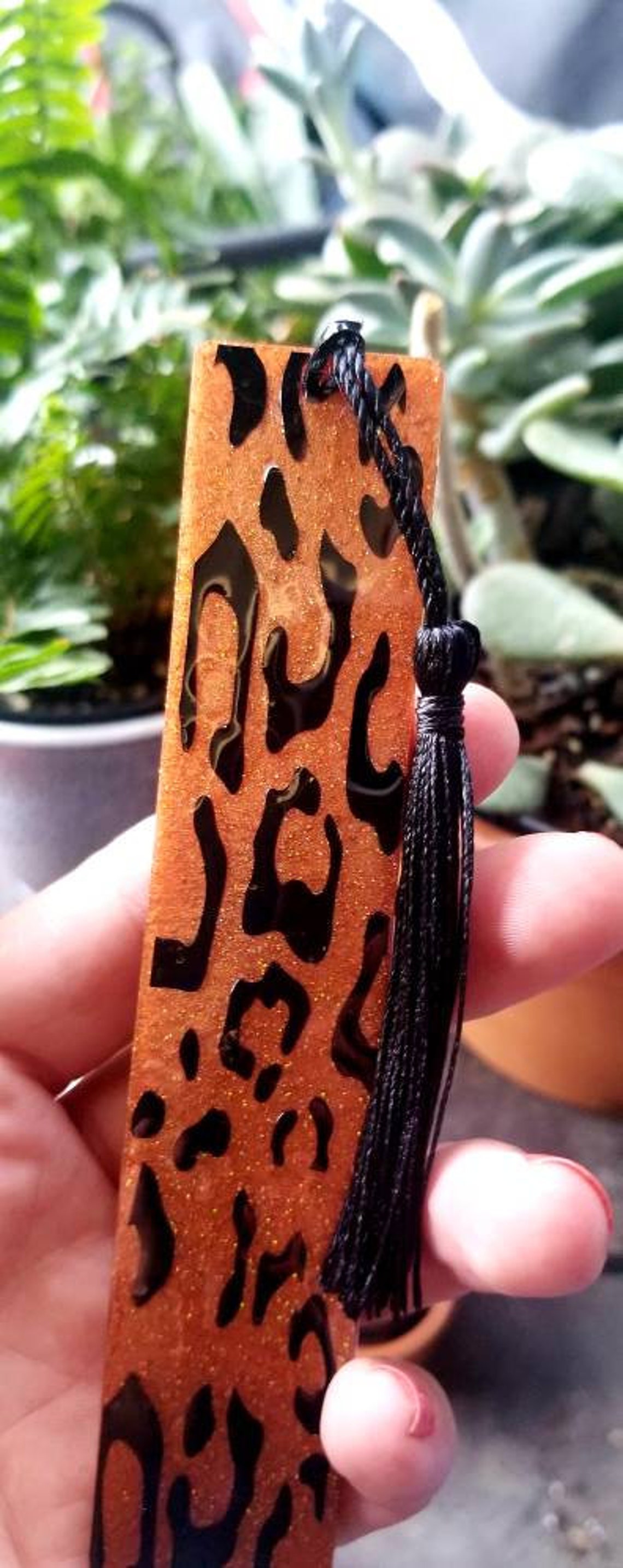Resin Leopard Print Bookmark Animal Print - Etsy