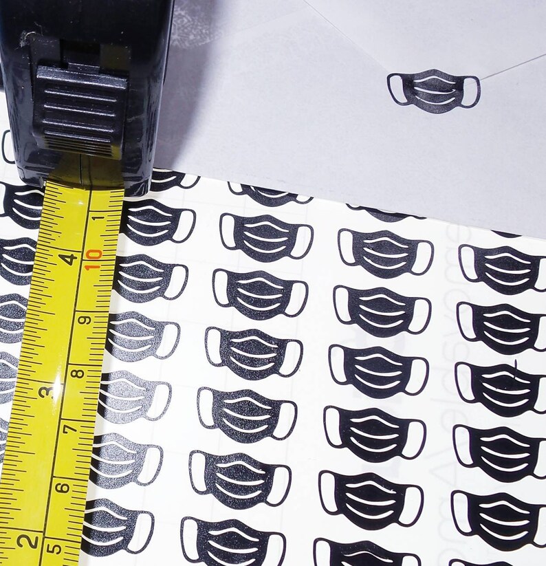 Mini Mask Stickers Black 2020 Face Mask Sealer Set Pack of - Etsy