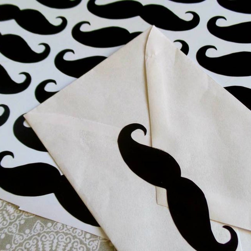 Mustache Decal - Etsy