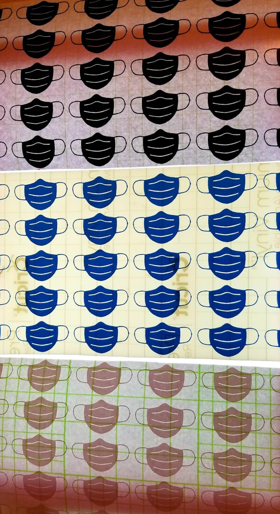 Mini Mask Stickers for Packaging, 2020 Stickers, White Mask, Black Mask ...