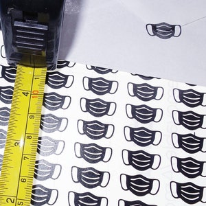 Mini Mask Stickers, Black 2020 Face Mask Sealer Set, Covid Envelope ...