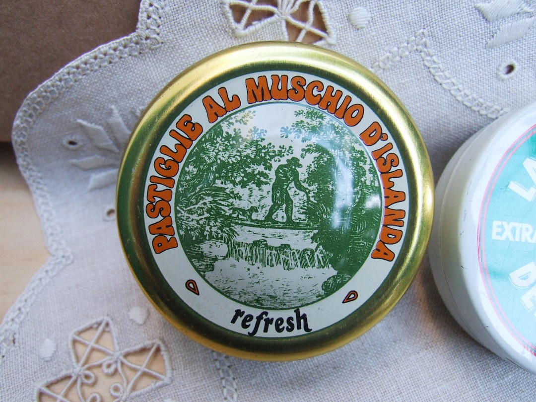 Italian Round Tin Metal Candy Box, Balsamic Drops/bonbons. - Etsy