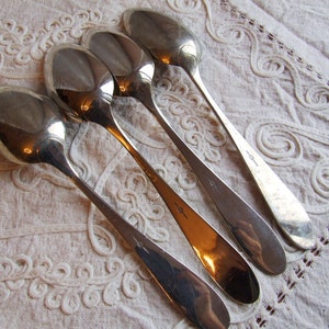 Early 1900s German Silver (alpacca) Krupp Berndorf: Set of 4 Table ...
