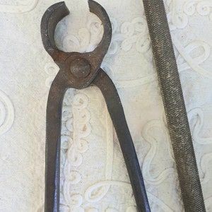 Set of 5 Iron Manual Tools. Woodworking Hand Utensils. Carpenter ...
