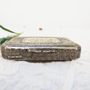 Victorian Italian Handcrafted Finely Decorated Silver 800 Pocket Snuff ...