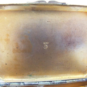 Victorian Italian Handcrafted Finely Decorated Silver 800 Pocket Snuff ...