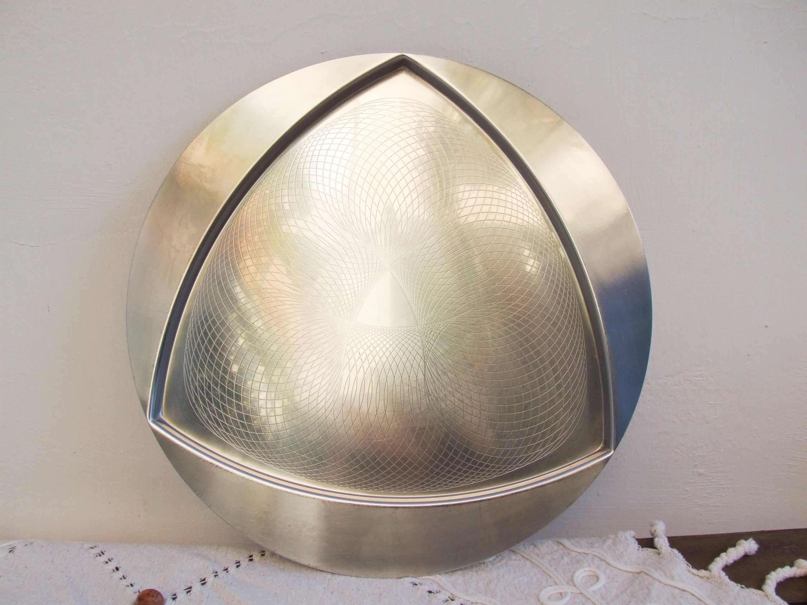 FRANCO GRIGNANI design 1974: Trifolio Tray for ALESSI. Optical | Etsy