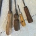 Set of 5 Iron Manual Tools. Woodworking Hand Utensils. Carpenter ...