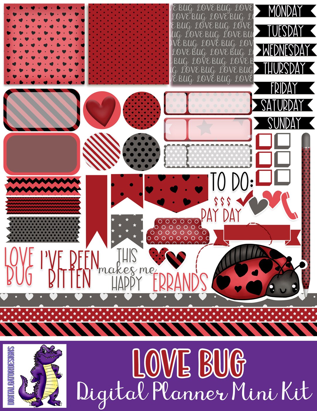 Love Bug Mini Set - Etsy