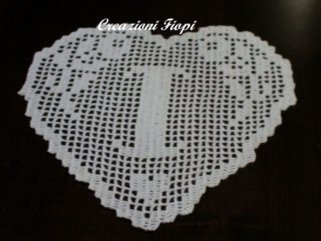 PATTERN Crochet Filet Monogram Word "i" Heart.pdf - Etsy