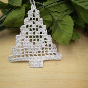 FILET Tree Christmas Crochet Pattern - Christmas Tree Ornaments ...