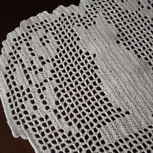 Pattern Crochet Doily CAT Heart Filet, PATTERN 407, Crochet Pattern ...