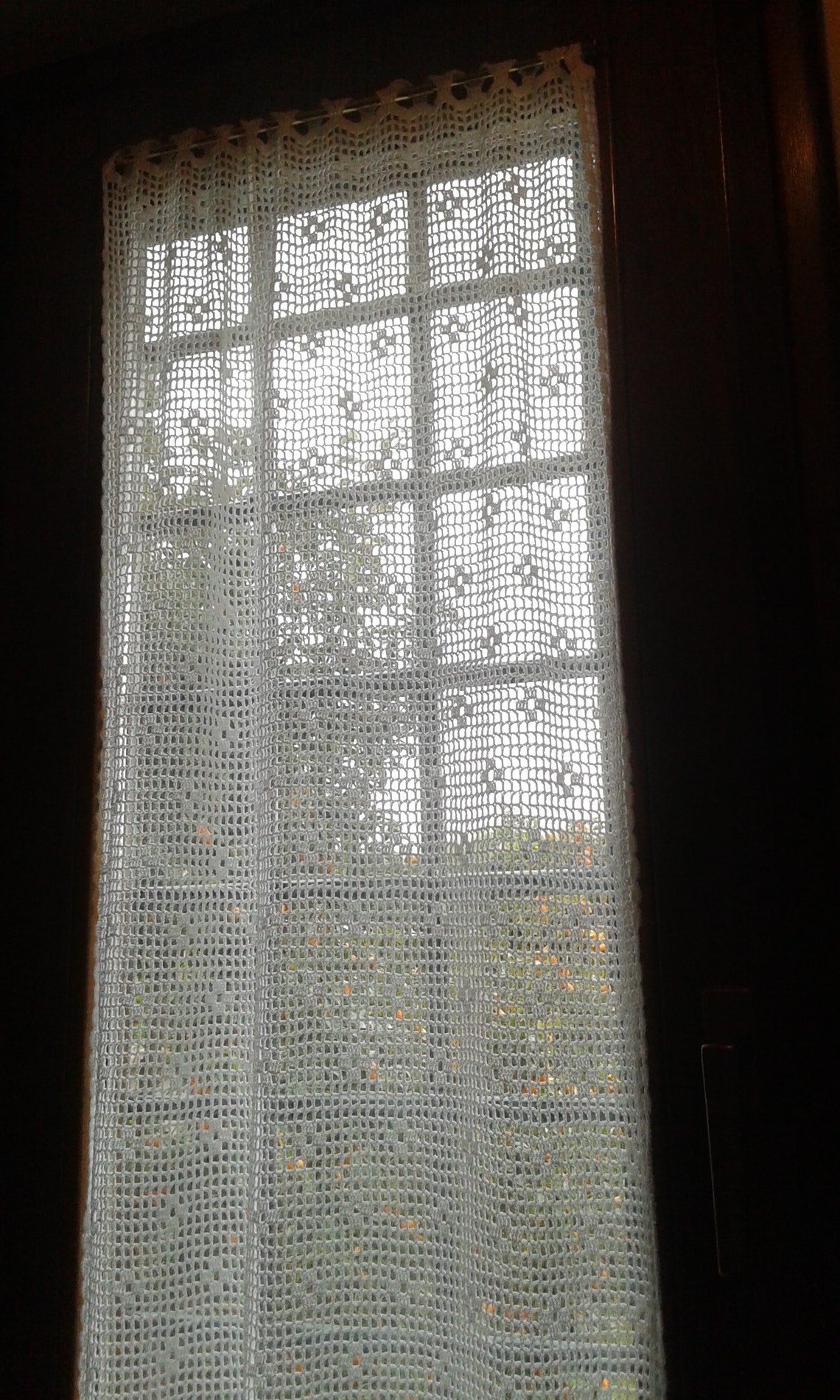 Crochet Pattern Curtain, Pattern Easy, Crochet Filet Curtain, Pattern ...