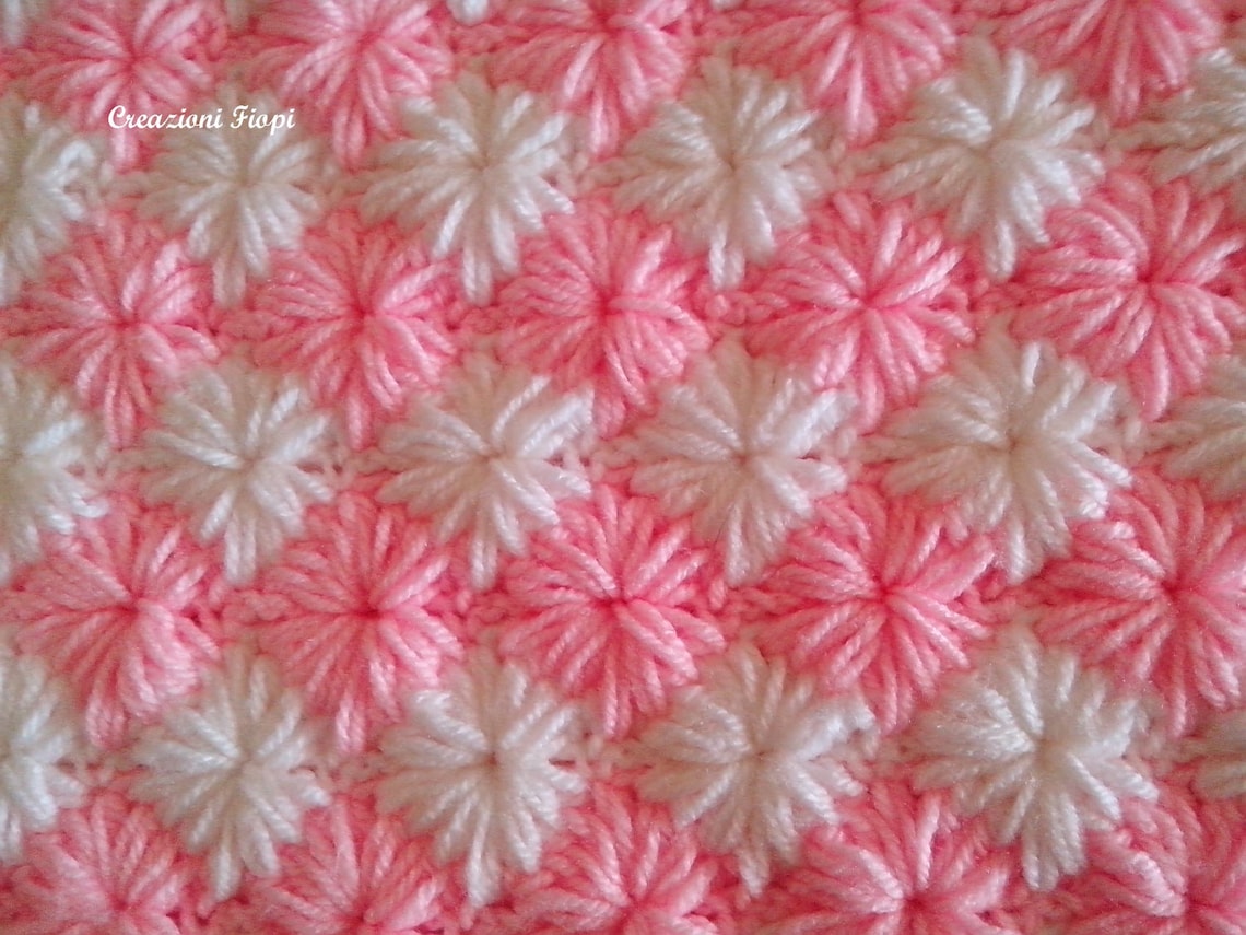 Crochet Baby Blanket PATTERN Blanket Pattern Zig Zag STAR - Etsy