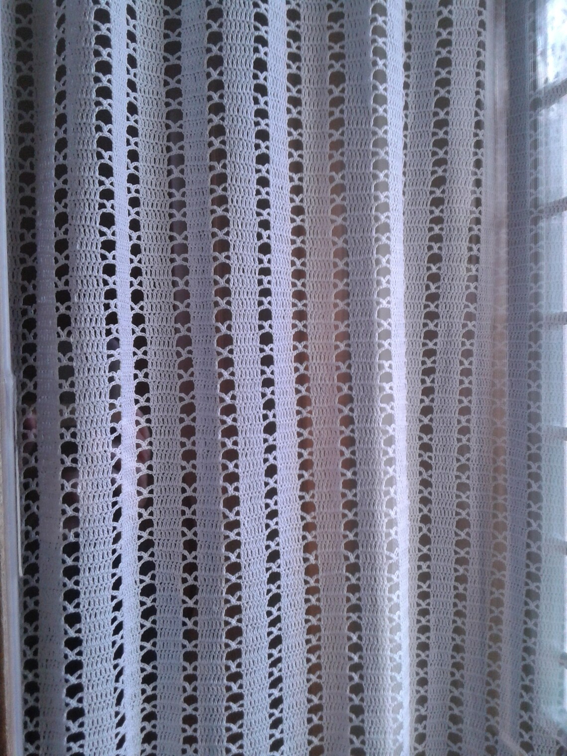Crochet Pattern Lace Curtain Pattern Easy Crochet Filet | Etsy