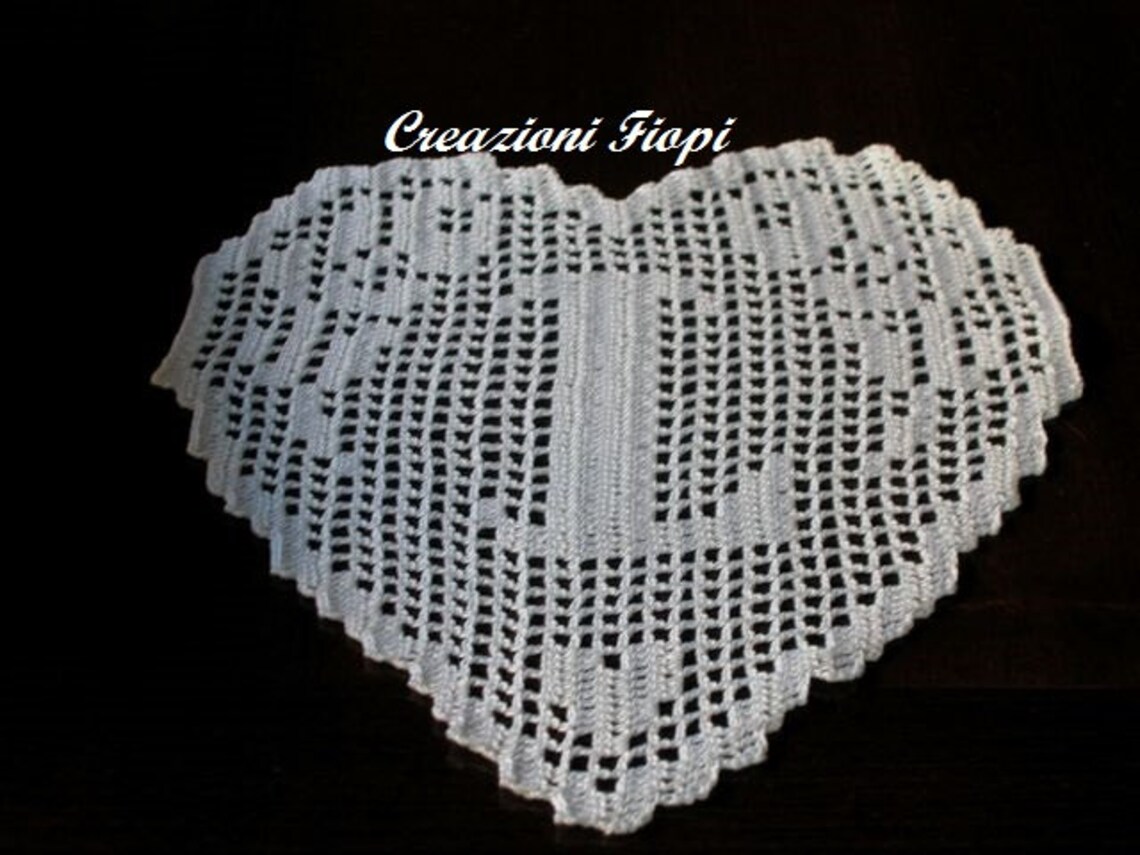 PATTERN crochet filet monogram word L crochet - Etsy España