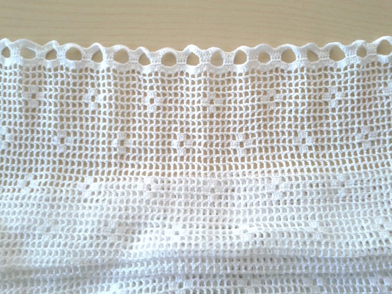 Crochet Pattern Curtain Pattern Easy Crochet Filet Curtain - Etsy