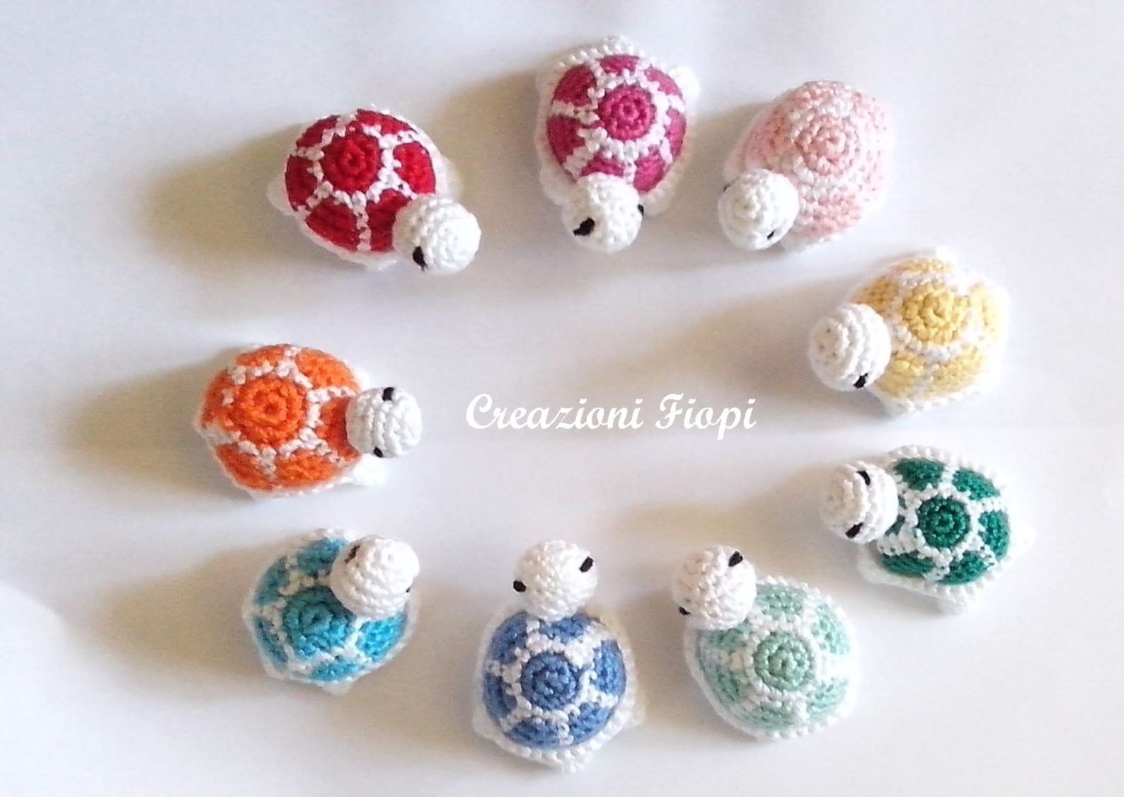 Crochet PATTERN 242 Amigurumi Turtle Crochet Turtle Keychain. Crochet ...