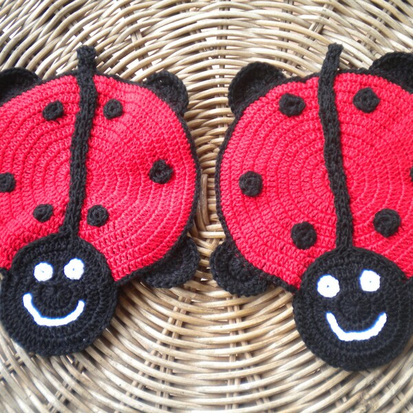 Ladybug Potholder - Etsy