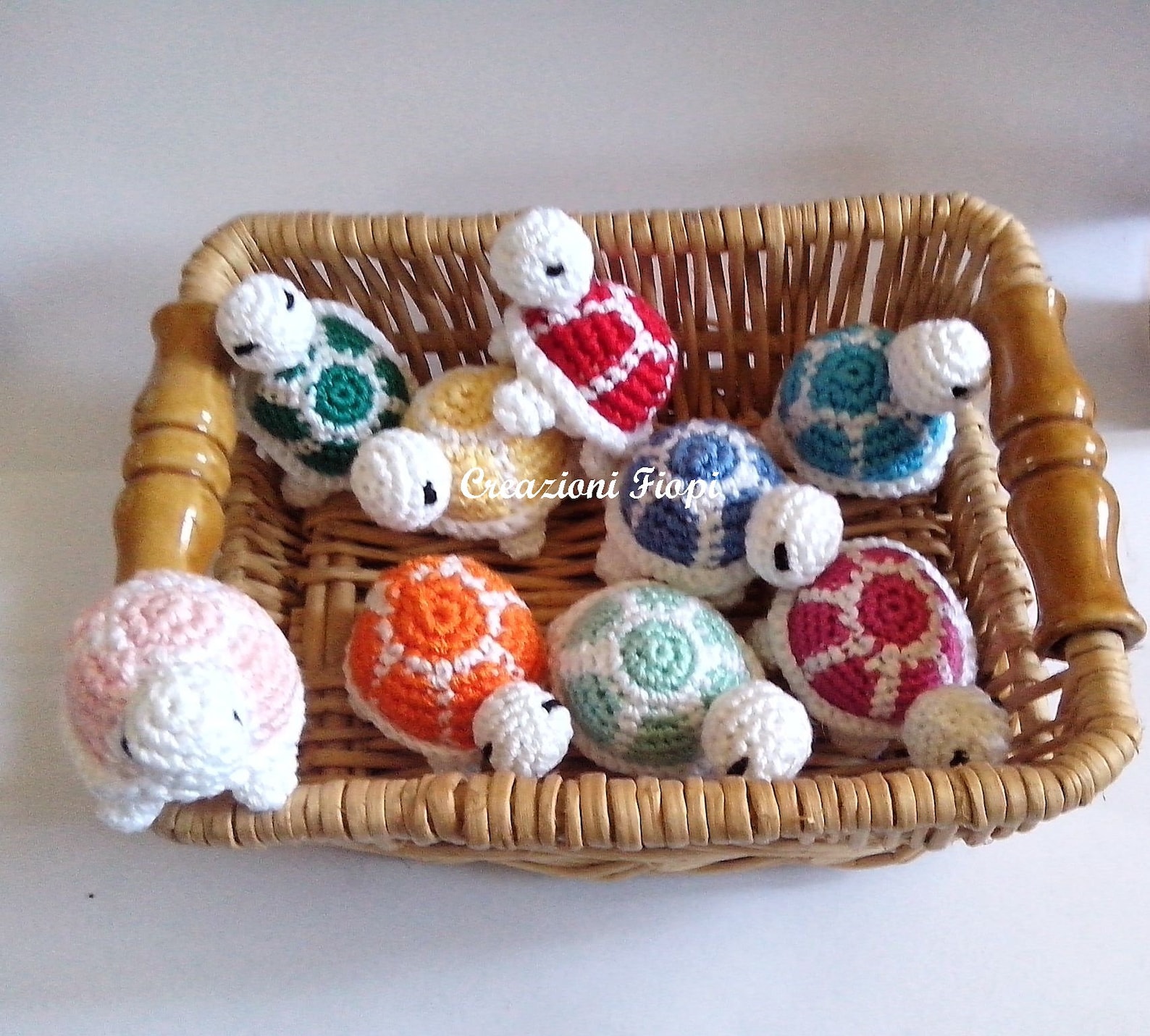 Crochet PATTERN 242 Amigurumi Turtle Crochet Turtle Keychain. Crochet ...