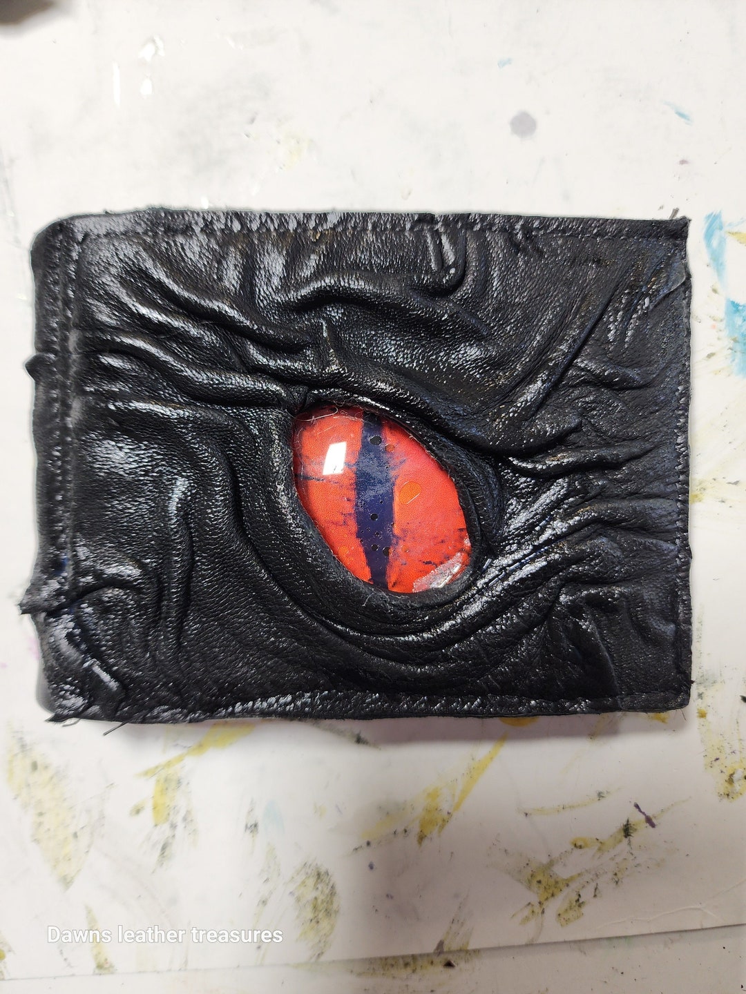 Red Dragon Eye Wallet - Etsy
