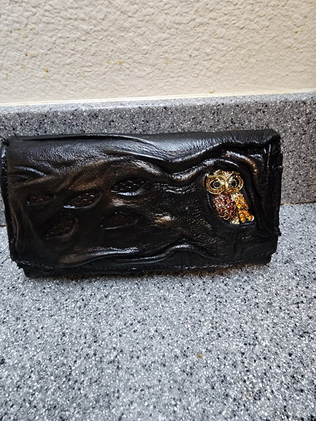 Leather Owl Wallet - Etsy