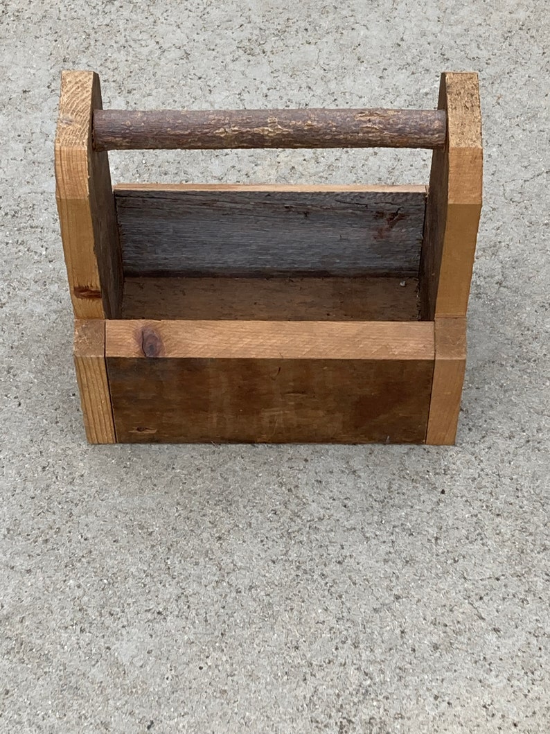 Handmade Wood Tool Box Handle is Raw Wood for Storage or as - Etsy