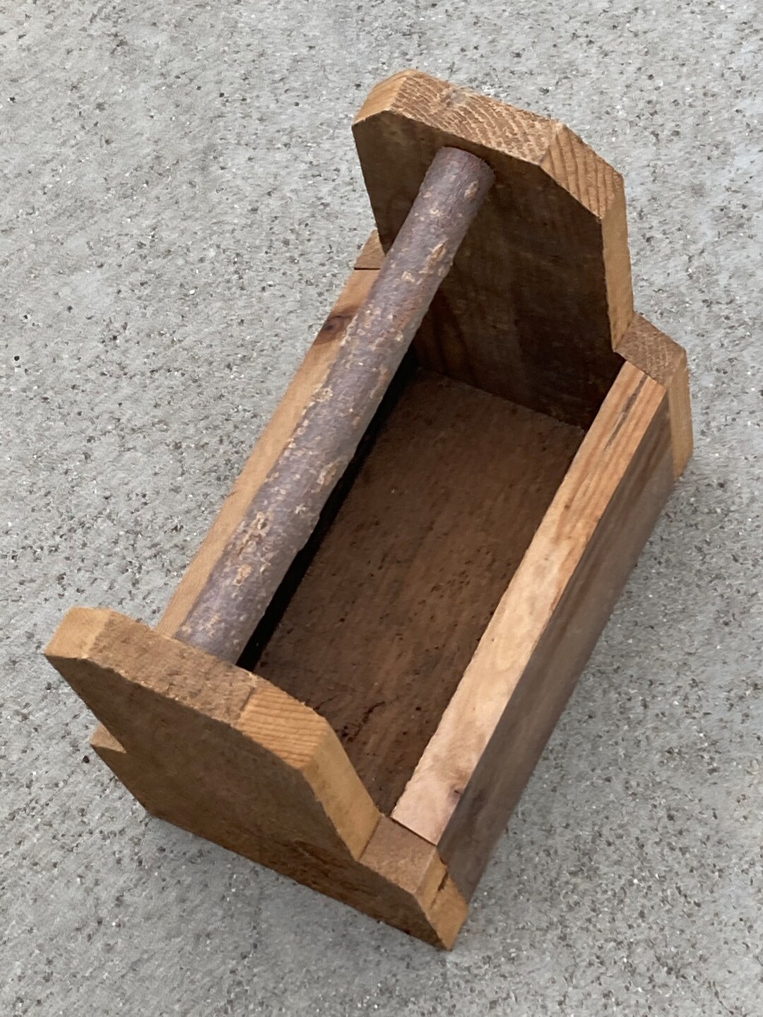 Handmade Wood Tool Box Handle is Raw Wood for Storage or as - Etsy