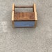 Handmade Wood Tool Box, Handle is Raw Wood, for Storage or as a Planter ...