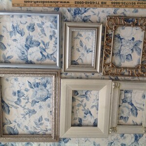 Silver and Ornate Frames, Set of 12, Fancy Baroque, Rococo Style -- Use ...