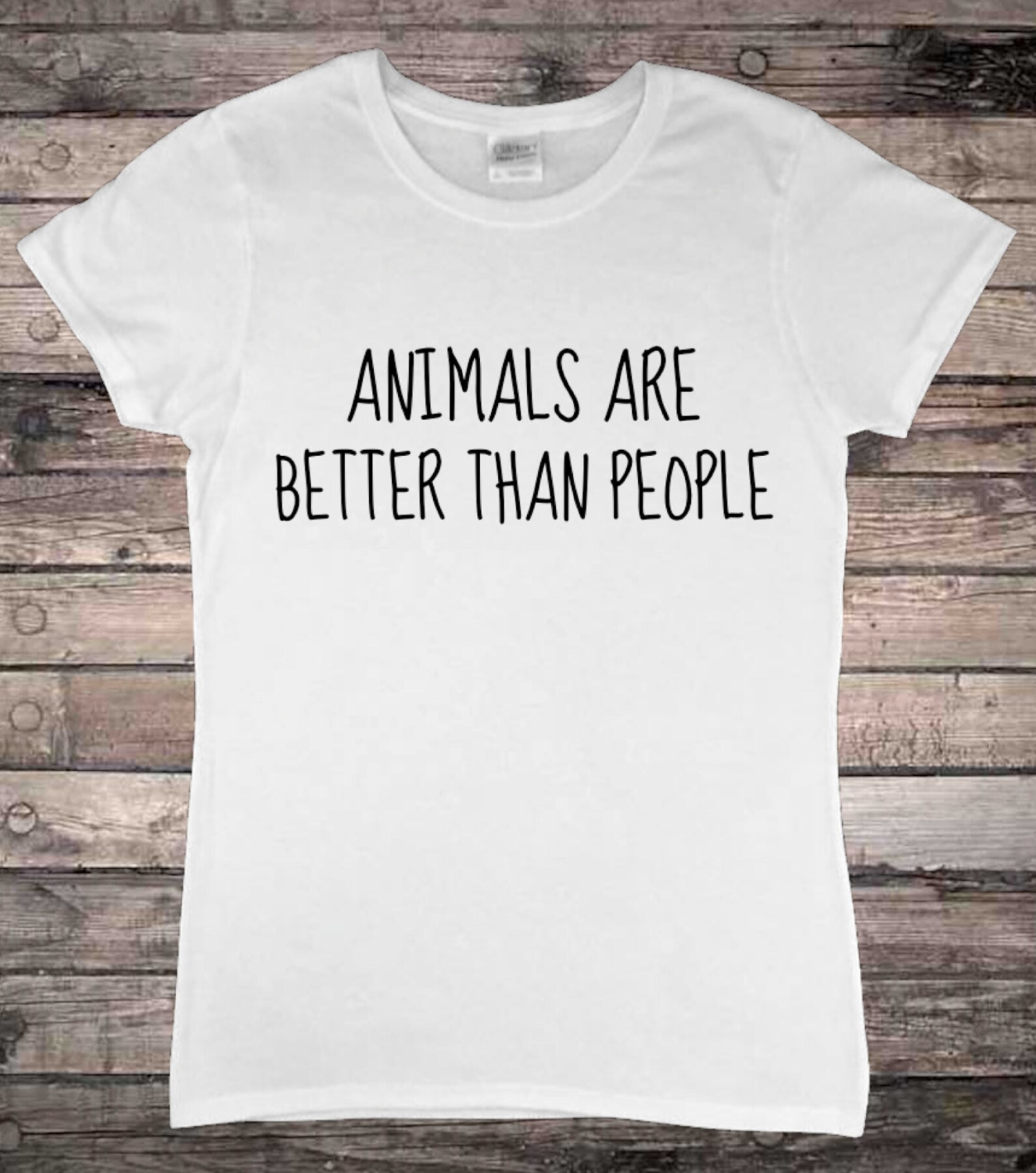 Animals Are Better Than People Animal Lover Veggie T-shirt - Etsy