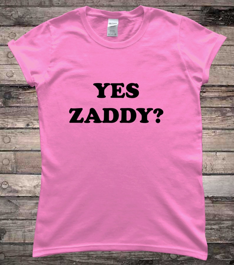 Yes Zaddy Submissive Pink DDLG T-shirt - Etsy