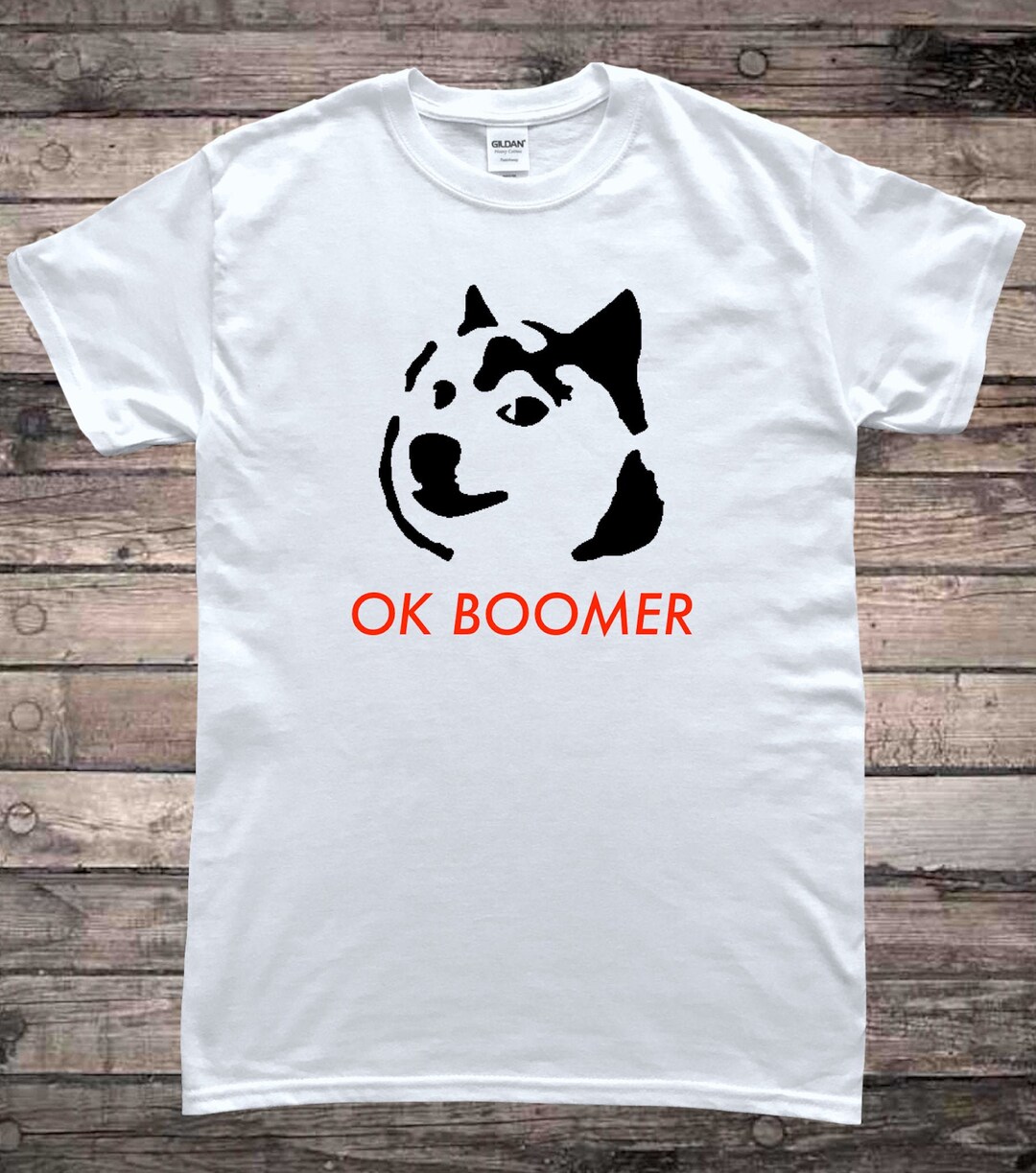 OK Boomer Doge Dog T-shirt - Etsy UK