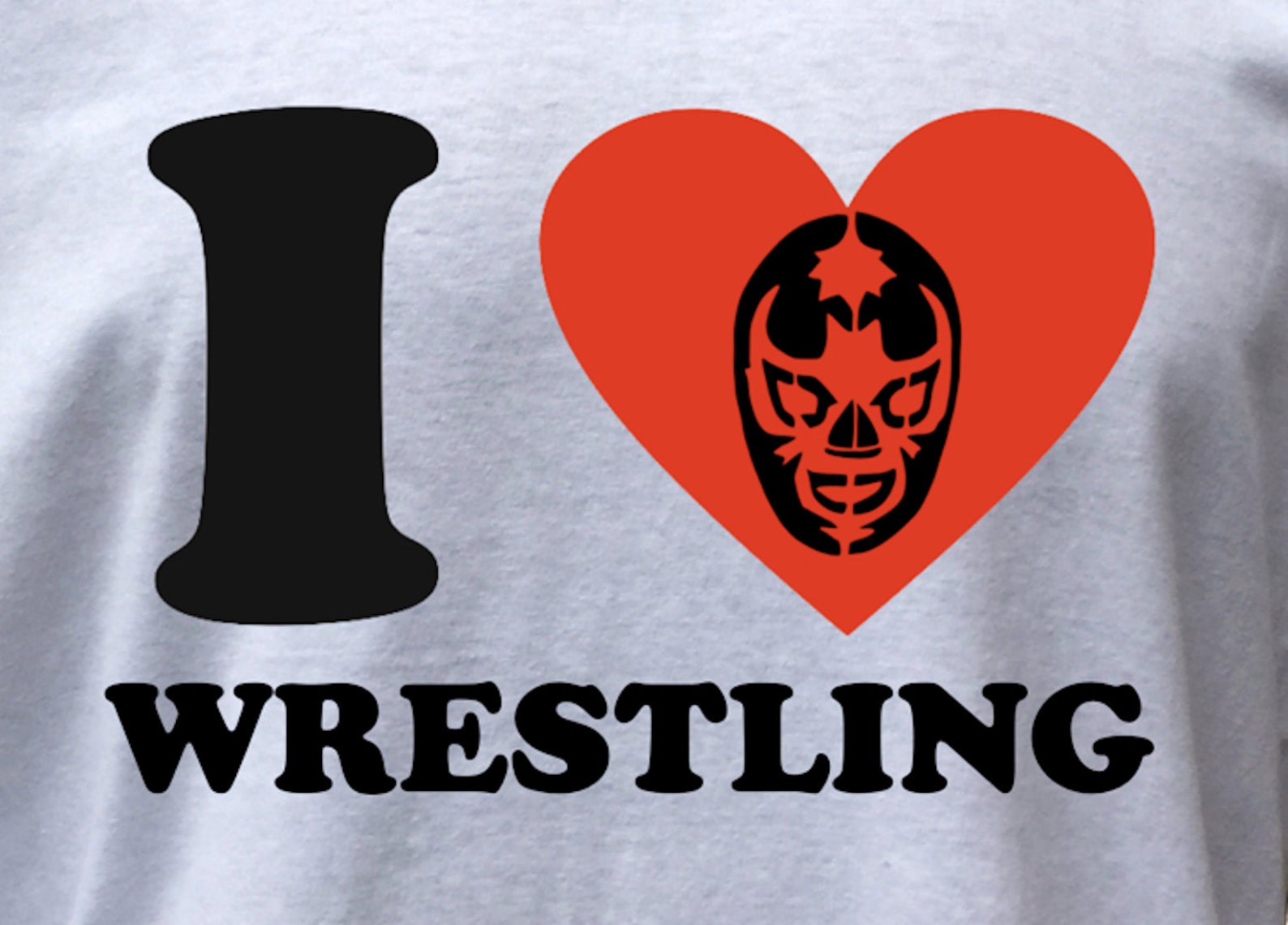 I Love Wrestling Pro Wrestling Lucha T-shirt - Etsy