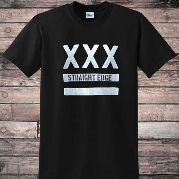 Straight Edge T Shirts - Etsy