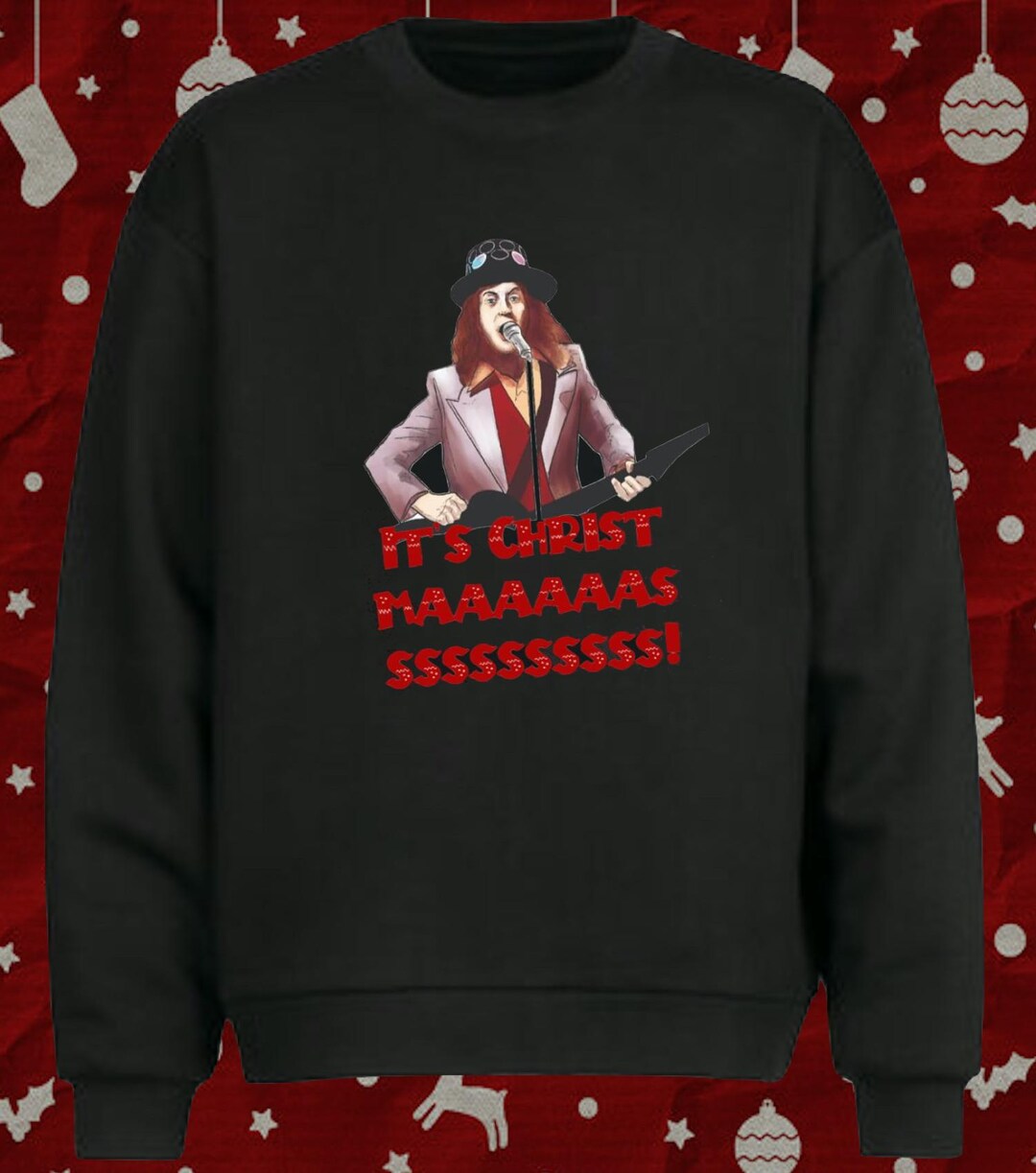 Noddy Holder It's Christmas 1970s Funny Xmas Sweater Jumper - Etsy