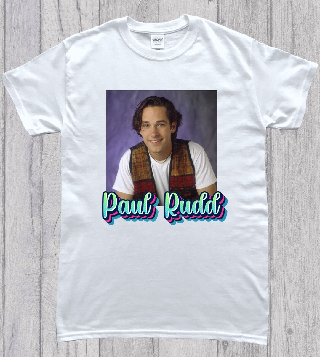 Paul Rudd 90s Aesthetic Funny Photograph Unisex T-shirt - Etsy
