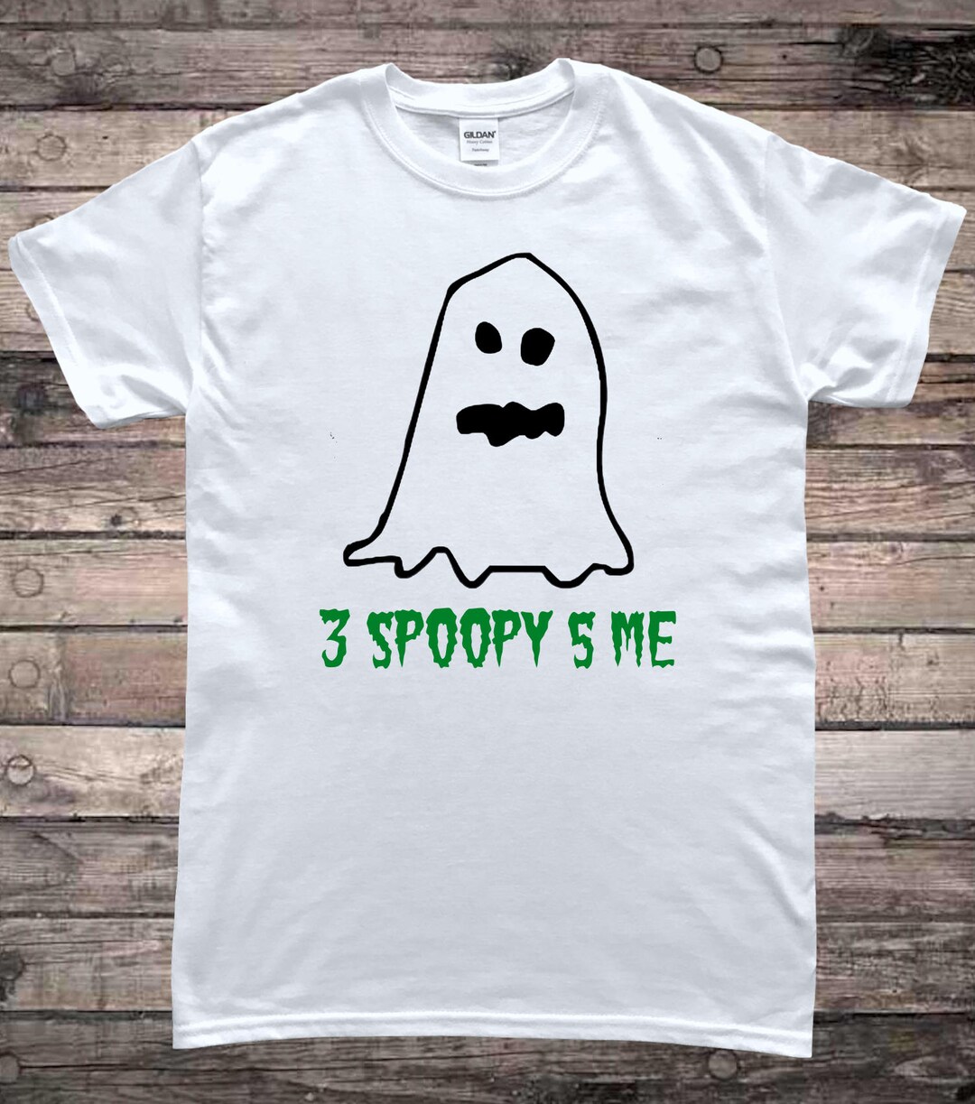 Halloween 3 Spoopy 5 Me Spooky Ghost T-shirt - Etsy