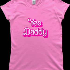 Yes Daddy Submissive Pink DDLG T-shirt - Etsy
