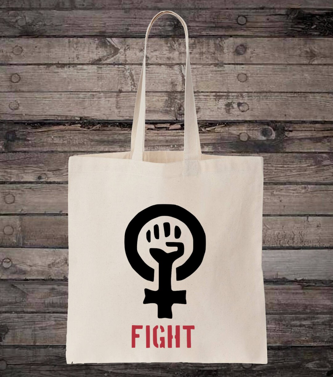 Fight for Womens Rights Equality Feminist Cotton Shopping Tote Bag - Etsy
