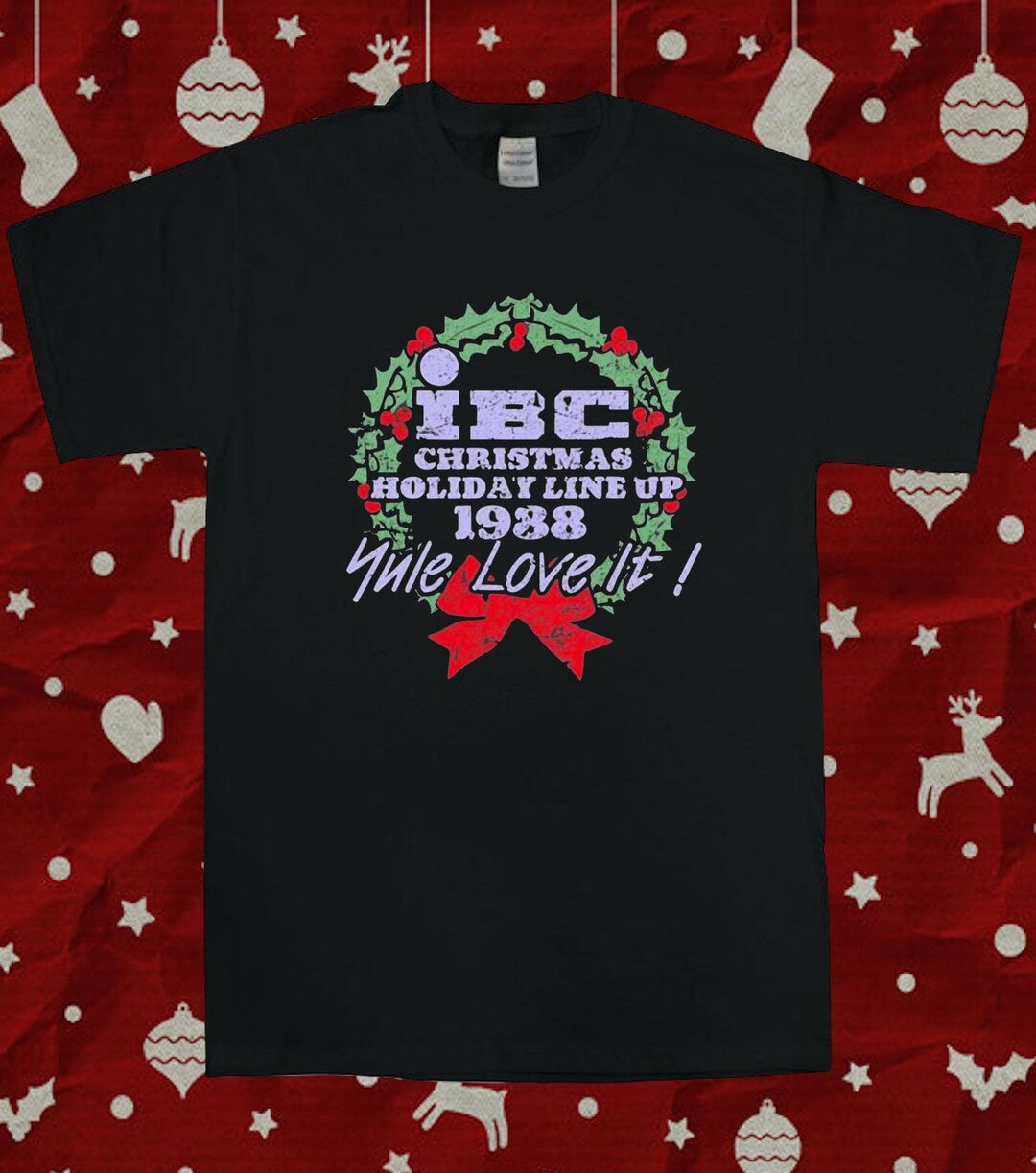 Ibc Christmas 1988 Yule Love It 1980s Scrooged Unisex Christmas T-shirt ...