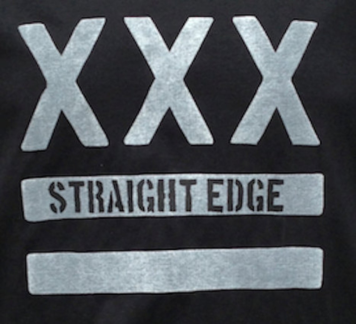Straight Edge Hardcore Punk T-shirt - Etsy