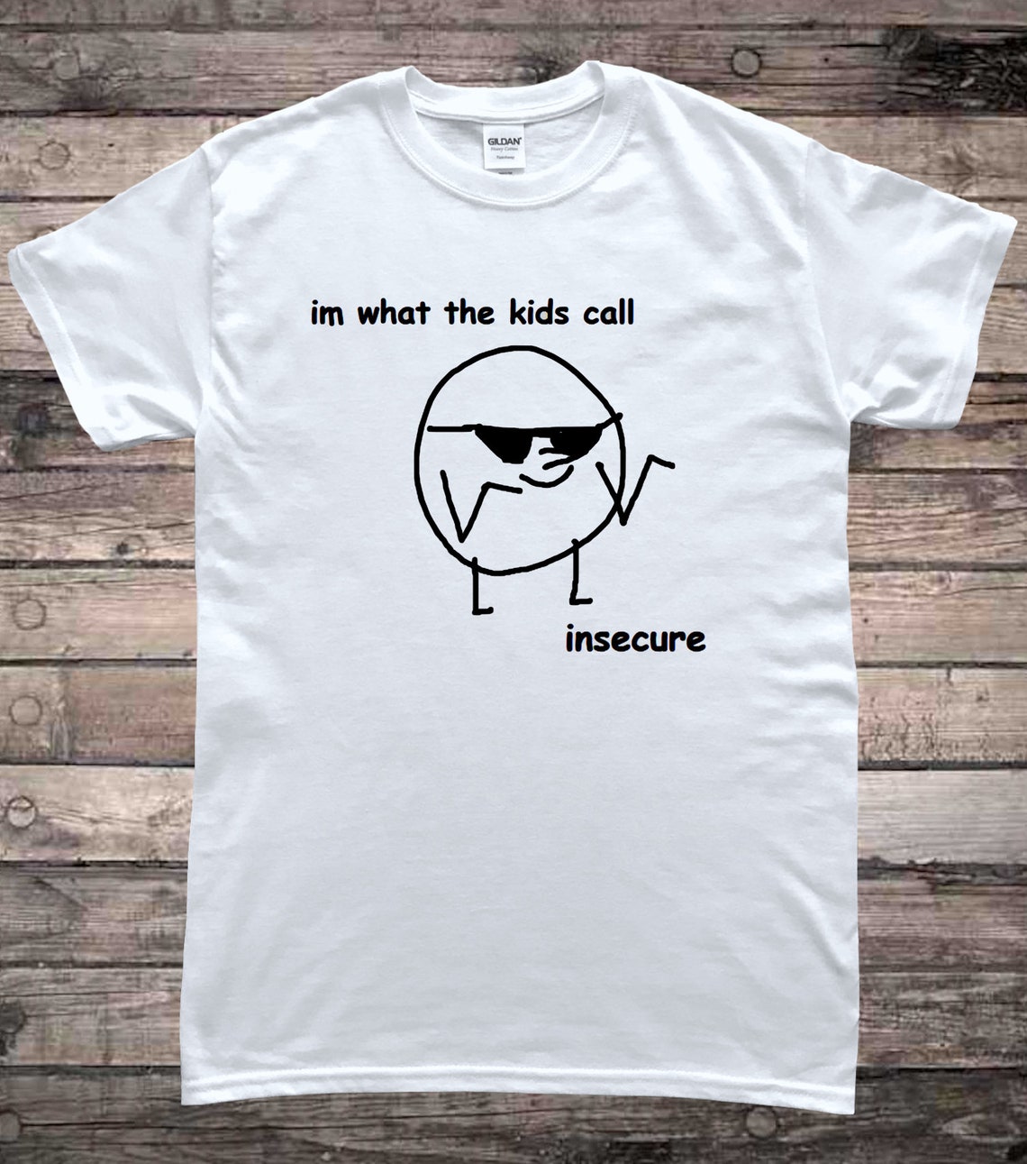 Insecure Meme Anxiety T-shirt - Etsy