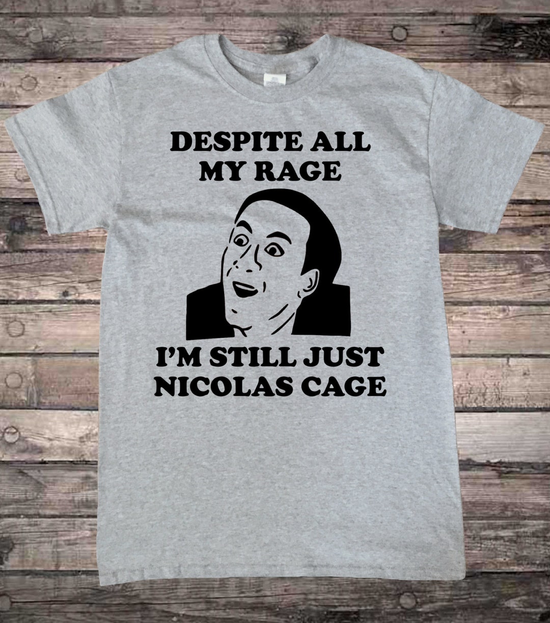 Nicolas Rage Funny T-shirt - Etsy